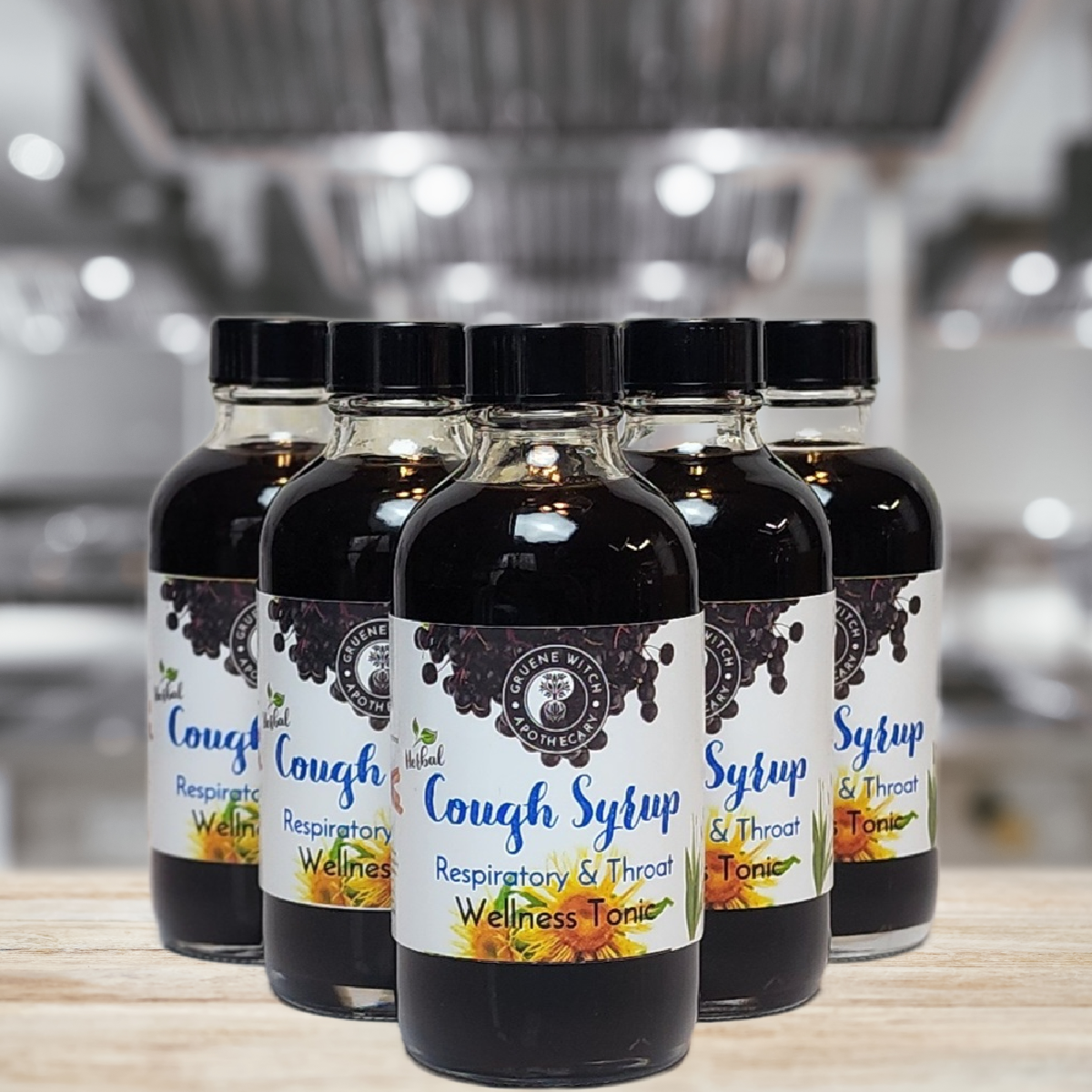 Cough Syrup Respiratory & Throat Wellness Tonic (Ready-made) – Gruene ...