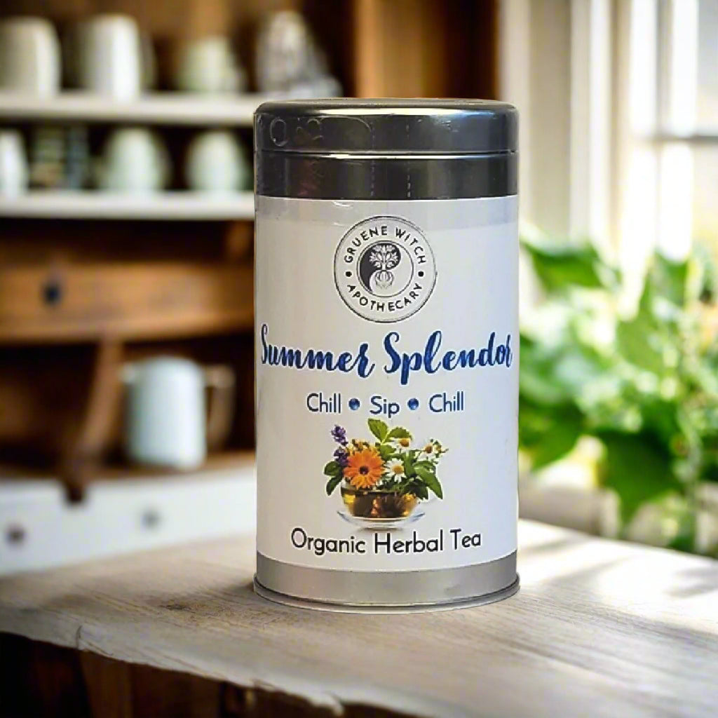 Organic Herbal Tea - Summer Splendor – Gruene Witch Apothecary