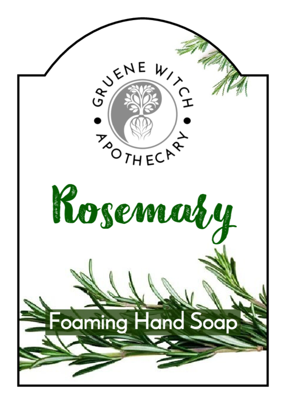 Foaming Hand Soap - Rosemary – Gruene Witch Apothecary