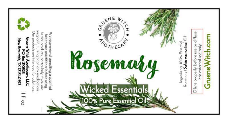 Wicked Essentials - Rosemary – Gruene Witch Apothecary