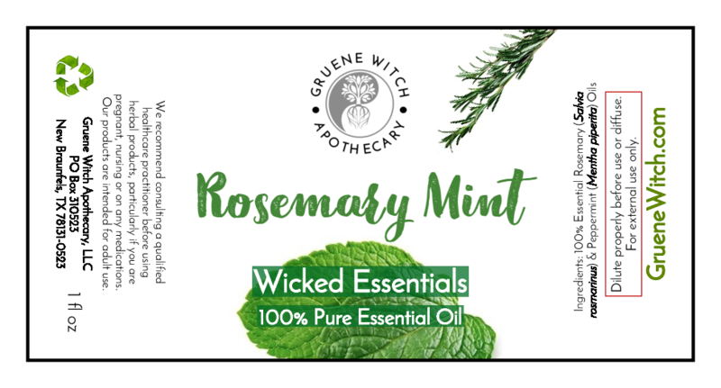 Wicked Essentials - Rosemary Mint – Gruene Witch Apothecary